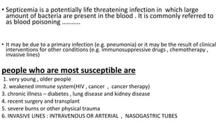 Septicemia | PPTX