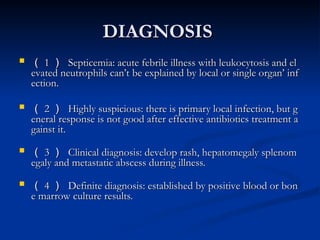 Ppt on Septicemia intorduction and treatment | PPT