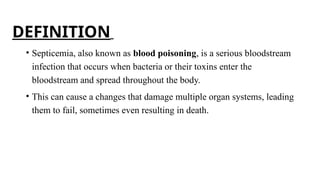septicemia.pptx -notes for soap analysis | PPTX