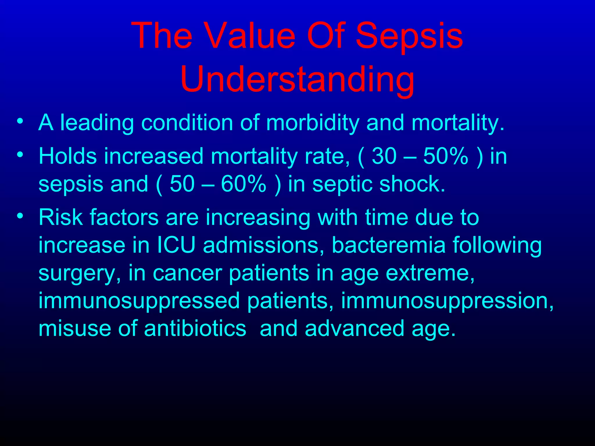 Septicemia & septic shock | PPT