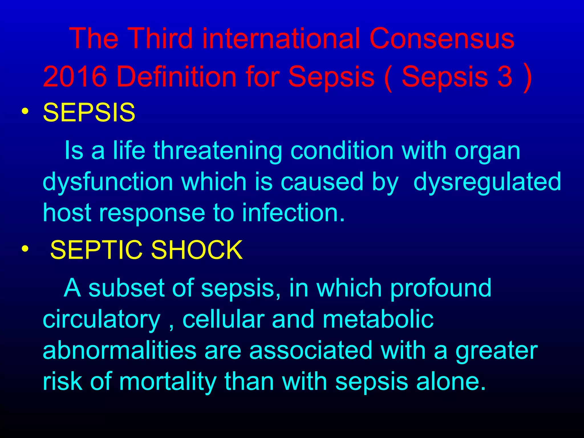 Septicemia & septic shock | PPT