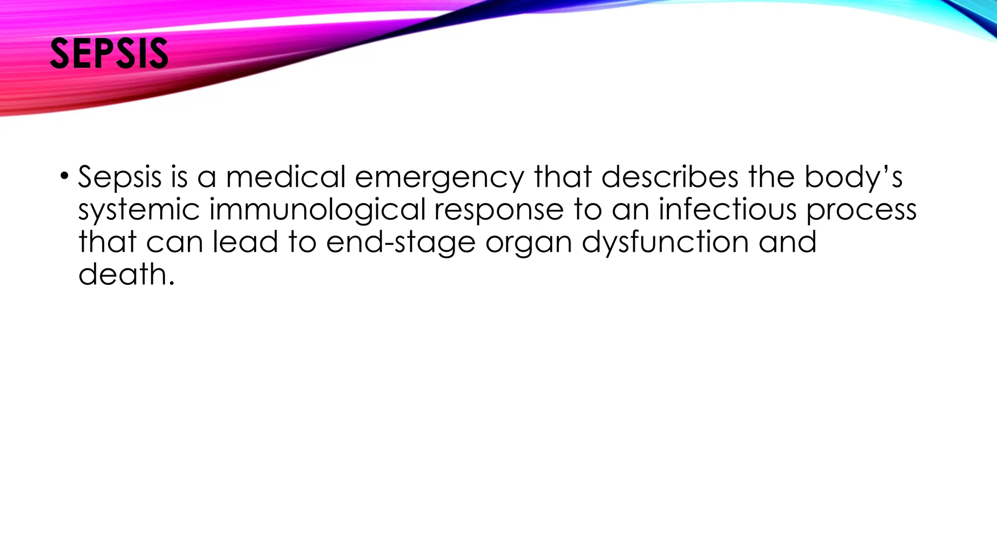 An approach to sepsis, what you need to know about sepsis | PPT