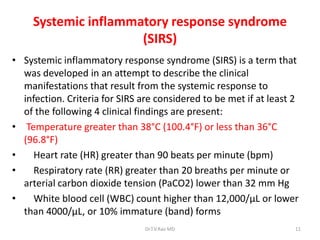 Septic shock Pathophysiology | PPTX