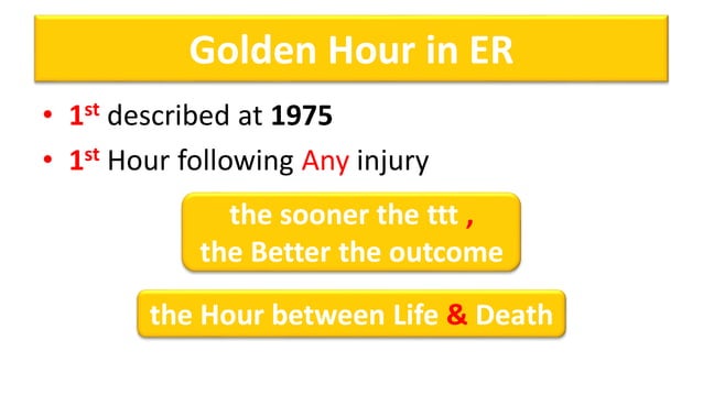 The Golden Hour in Septic Shock Resuscitation "How Precious it is ?" | PPT
