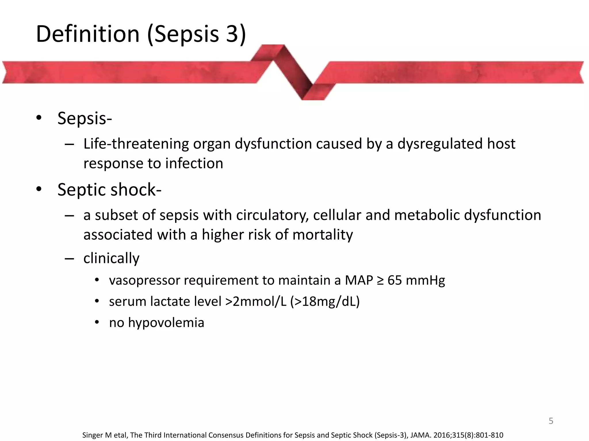 Septic shock | PPTX