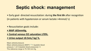Septic shock and anaphylaxis management | PPTX
