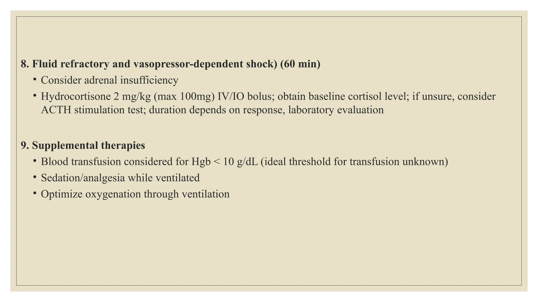 Shock with a focus on Septic shock in pediatrics | PPT
