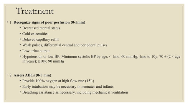Shock with a focus on Septic shock in pediatrics | PPT