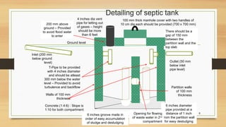 Septic tank and sokage pit with draiwngs..pptx