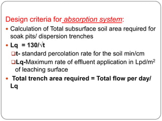 Septic tank process&design | PPTX
