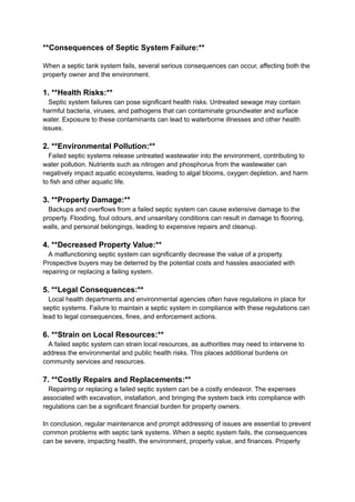 Septic Tank System Understanding and Fixing Guide | PDF