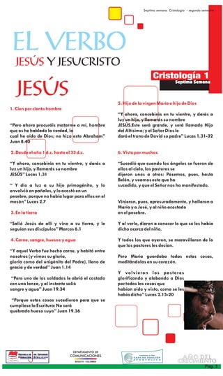 EL VERBO, JESUS Y JESUCRISTO I | PDF | Christianity | Religion & Spirituality