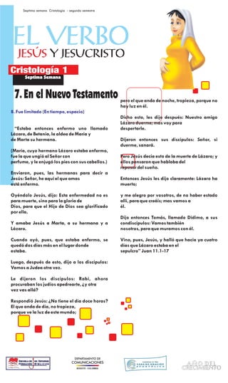 EL VERBO, JESUS Y JESUCRISTO I | PDF | Christianity | Religion & Spirituality
