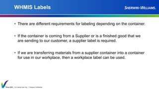 WHMIS Training | PPTX