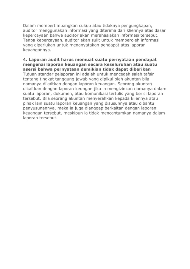 Sepuluh standar auditing | DOCX