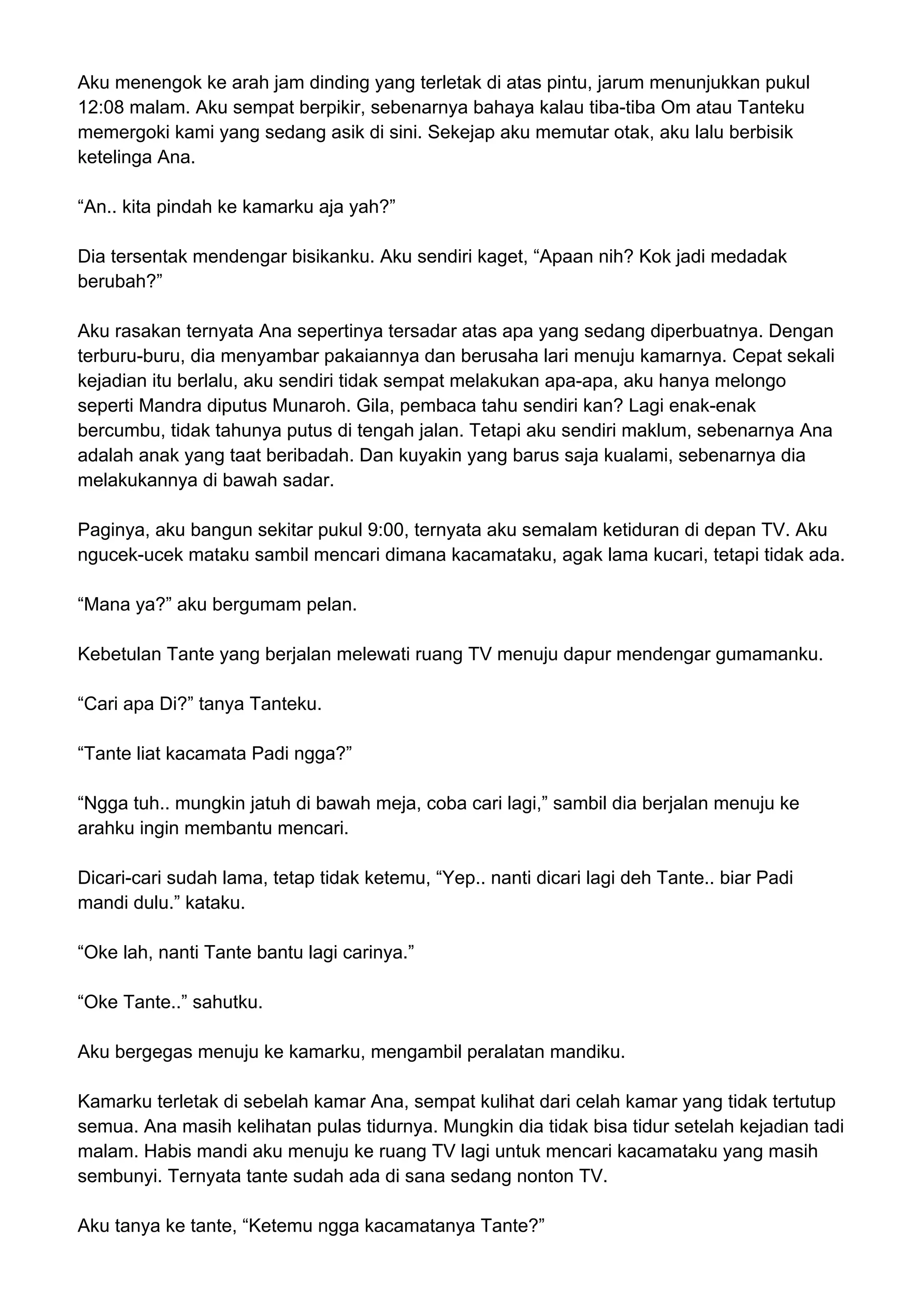 Sepupu Ku Yang Hot Perawan | PDF