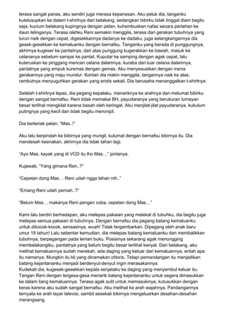 Sepupu Ku Yang Hot Perawan | PDF