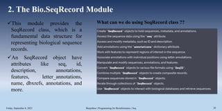 SEQ -BIOPYTHON.pptx