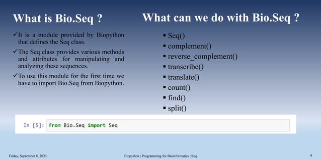 SEQ -BIOPYTHON.pptx