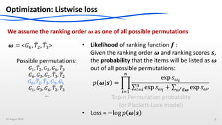 Sequential and Diverse Recommendation with Long Tail | PPT