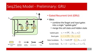 Seq2Seq (encoder decoder) model | PDF