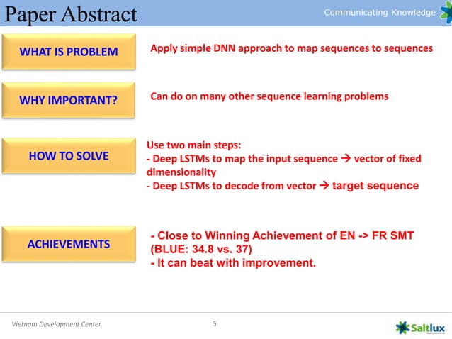 Sequence to Sequence Learning with Neural Networks | PPTX | Artificial ...