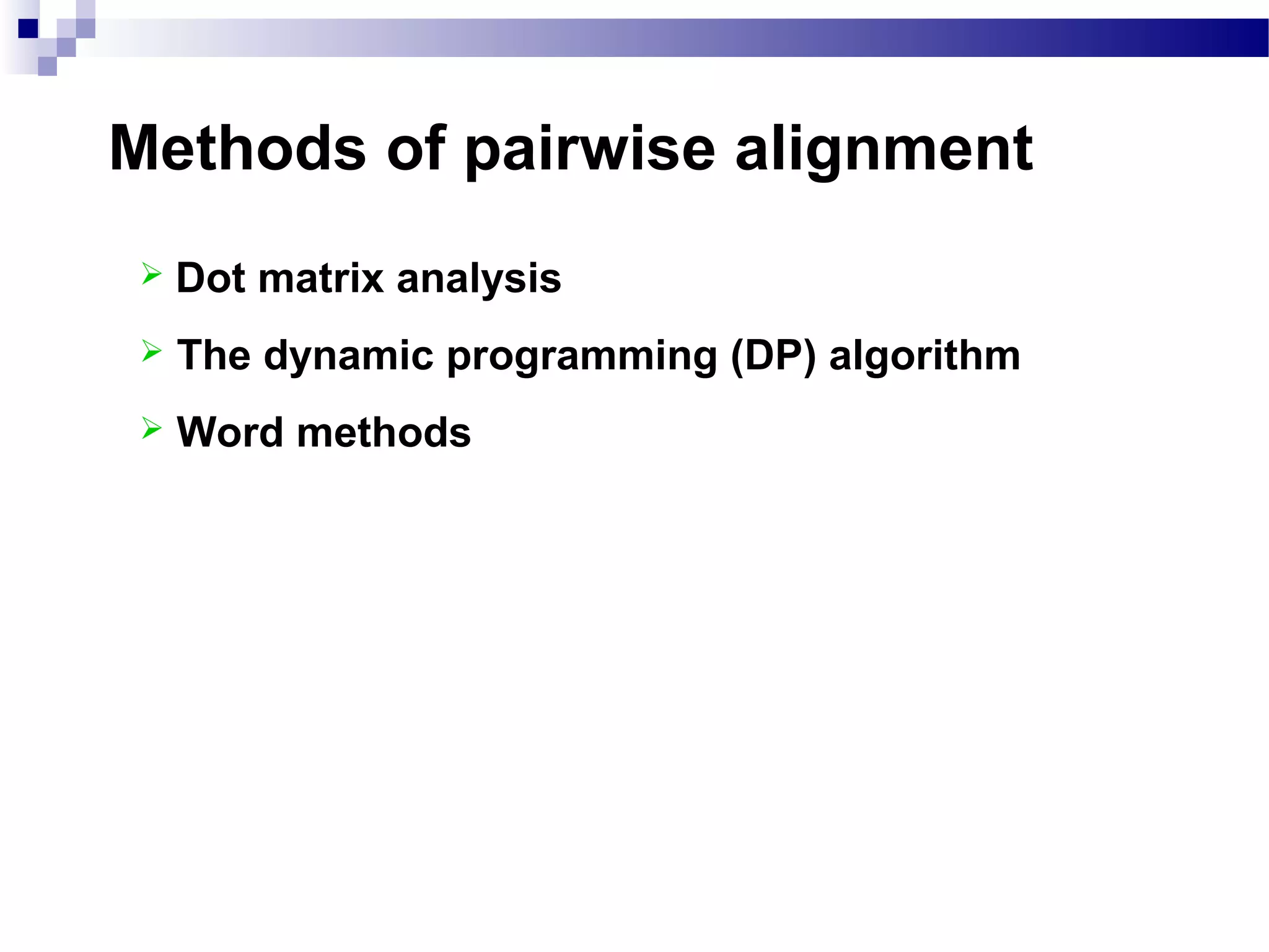 Seq alignment | PPT