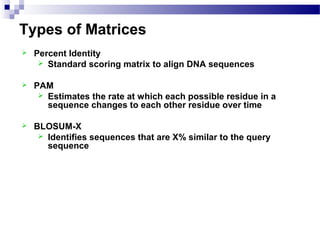 Seq alignment | PPT | Databases | Computer Software and Applications