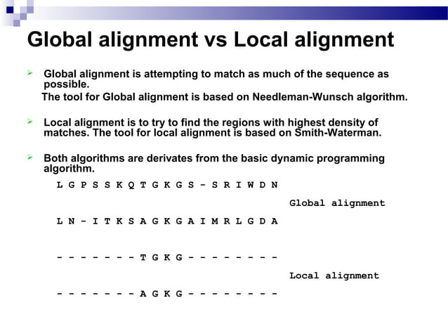 Seq alignment | PPT
