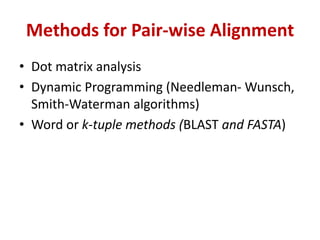 seq alignment.ppt