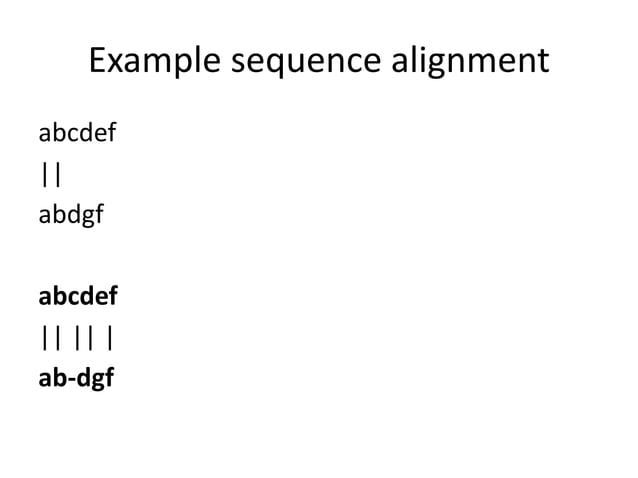 seq alignment.ppt