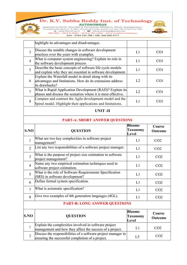 SE QB.pdf this is software engineering questions | PDF
