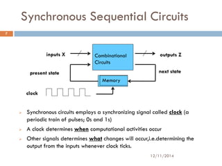 Sequential circuits in digital logic design | PDF