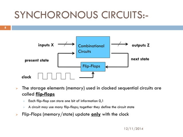 Sequential circuits in digital logic design
