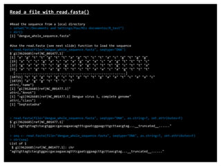 SeqinR - biological data handling | PDF | Databases | Computer Software and Applications