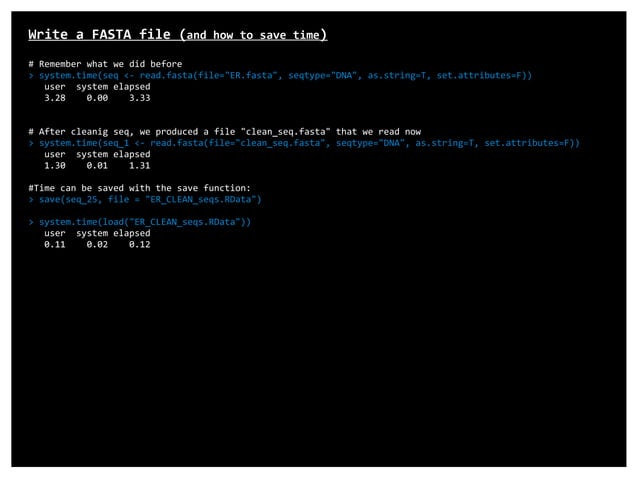 SeqinR - biological data handling | PPT