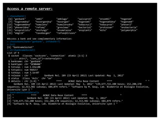 SeqinR - biological data handling | PDF | Databases | Computer Software and Applications