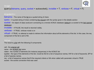 SeqinR - biological data handling | PDF | Databases | Computer Software and Applications