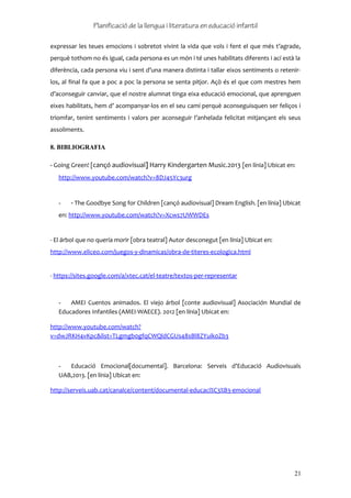 Seqüència didàctica El medi ambient | DOC