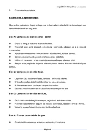 Seqüència didàctica | PDF