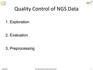 Quality Control of Sequencing Data | PDF