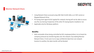 Seqrite Data Loss Prevention- Complete Protection from Data Theft and ...