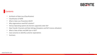 Seqrite Data Loss Prevention- Complete Protection from Data Theft and ...