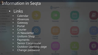 Seqta Parent Introduction | PPTX | Technology & Computing