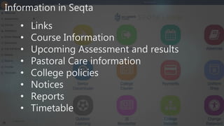 Seqta Parent Introduction | PPTX | Technology & Computing