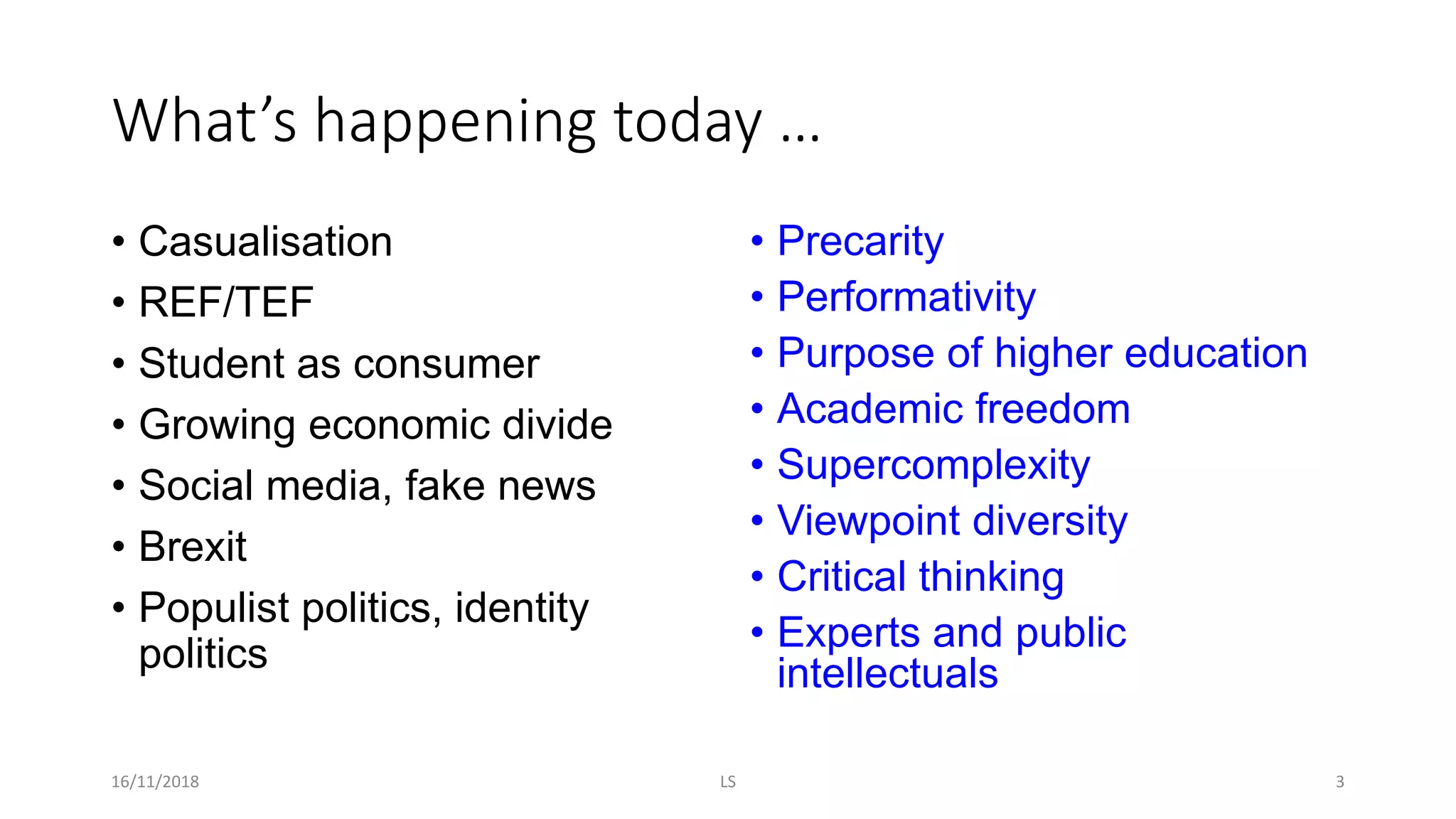 The precariat makes its voice heard | PPT