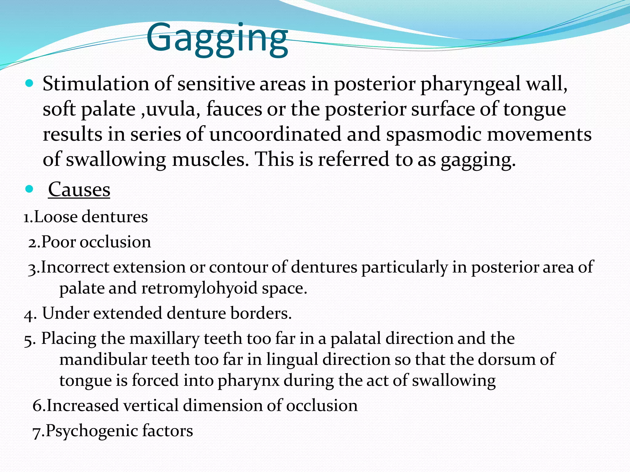 Sequelae of wearing complete denture | PPTX