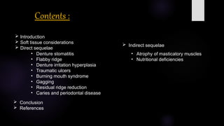 sequelae of wearing complete denture.pptx