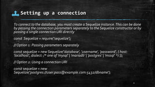 Sequelize | PPTX