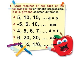 Arithmetic Sequence | PPT